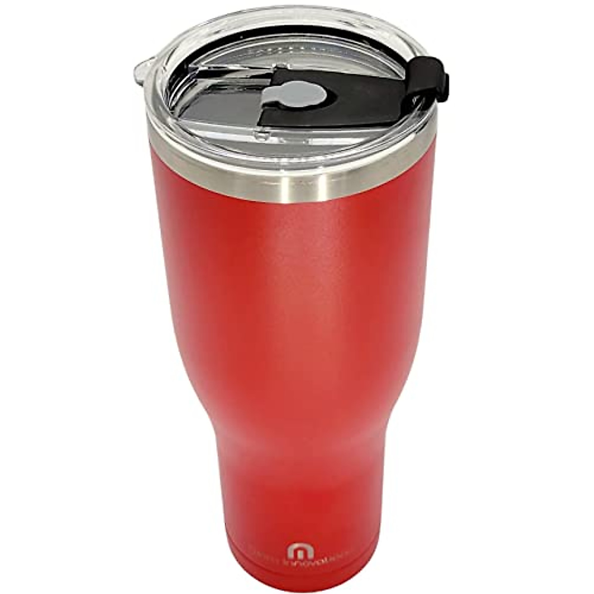 40 oz Tumbler Stainless Steel Double Wall Vacuum Insulated Tumbler With Spill Proof Lid and Straw (Red)