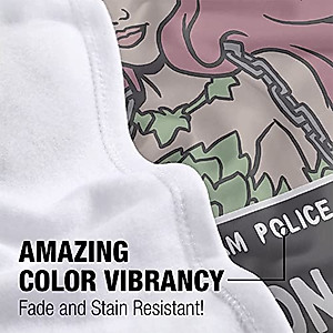 LOGOVISION Batman Blanket, 36"x58" The Poison Ivy Mugshot Fleece Blanket