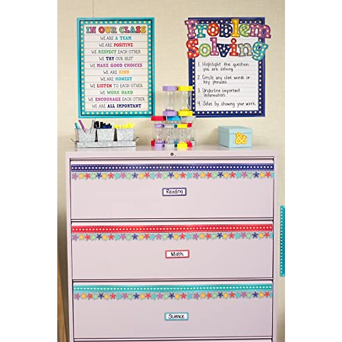 Teacher Created Resources Marquee Labels Magnetic Accents 4.75 X 1.5 inch