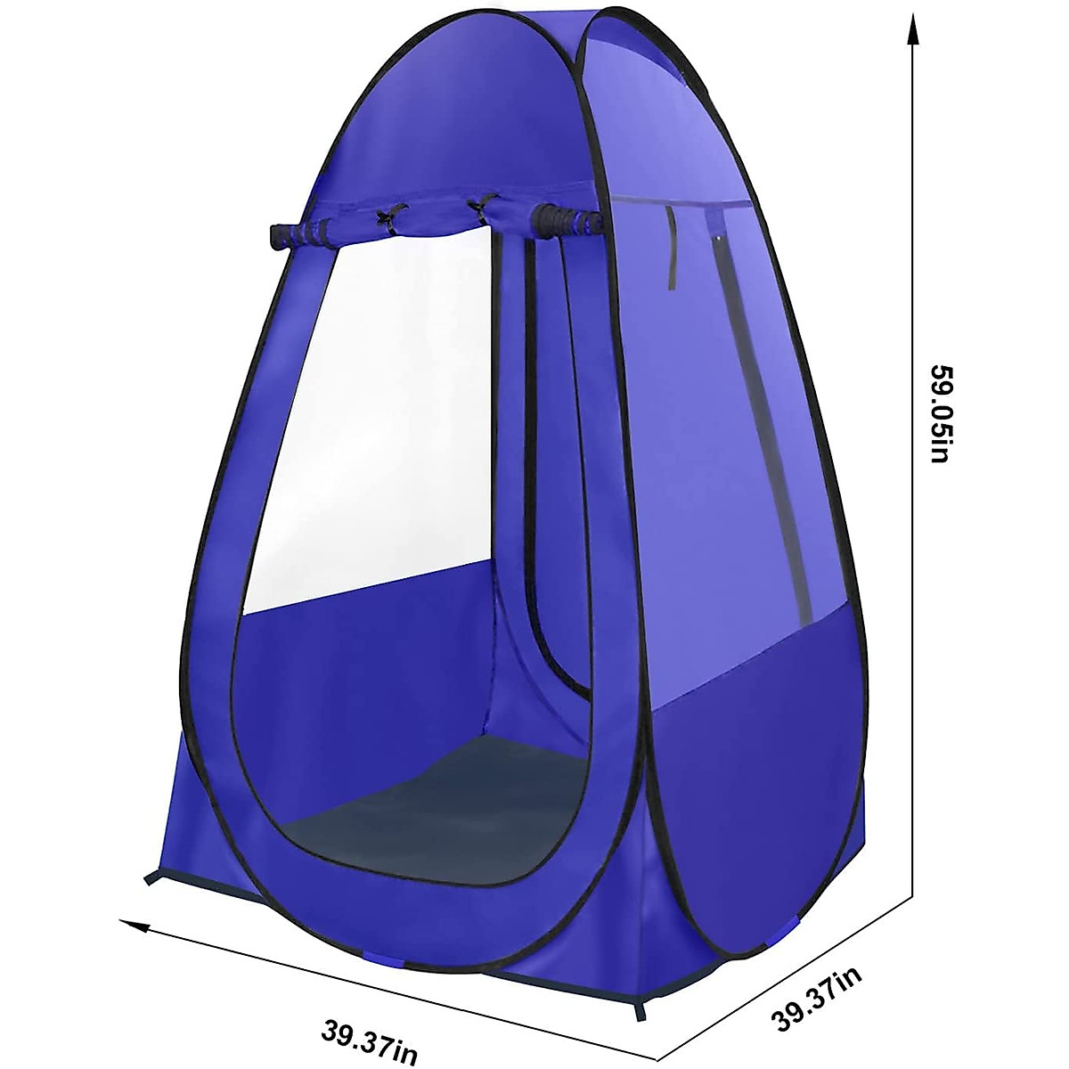 Single Pop Up Tent Pods Sports Fishing, Clear Rainproof Windproof Beach Tent for Wind and Rain in Chilly Weather，Lightweight and Sturdy, Easy Set Up, Outdoor Foldable