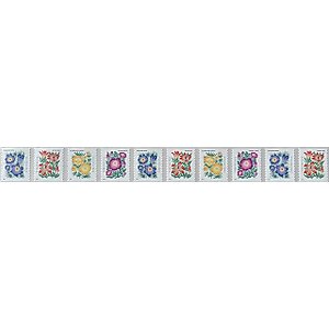 Mountain Flora Flower US First Class Forever Postage Stamps Celebrate Beauty Wedding (1 Strip of 10)