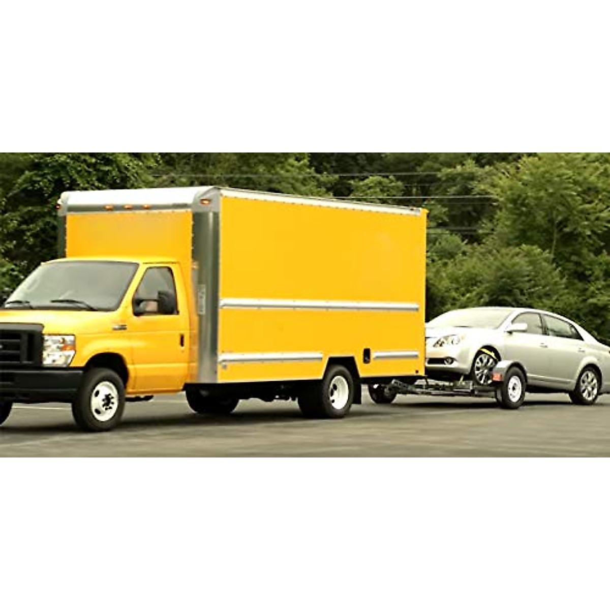 Trekassy Wheel Car Tow Dolly Basket Straps with Flat Hooks 2 Pack Heavy Duty for 14"-17" Tires, 10, 000 lbs Break Strength with 2 Axle Straps and 1 Carrying Bag