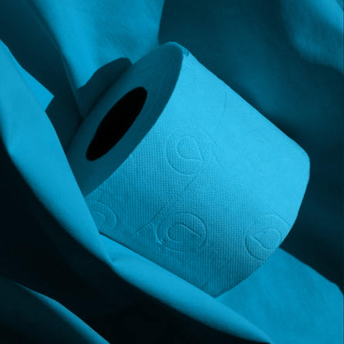 Renova Toilet Roll - Blue Paper (6 Roll Standard Pack)