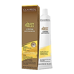 Clairol Professional Permanent Crème Hair Color 7g Med Gold Blonde