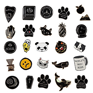 20 Mixed Style Enamel Brooch Pin Set, Cute Brooches Pins Jewelry Accessories Decoration Gift for Clothing Bags Jackets