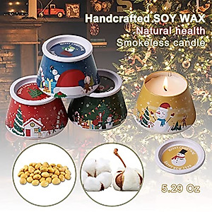 ASYOUWISH Scented Candles, 4 Pack 5.29 Oz Natural Soy Wax Candle, Candles for Home Scented, for Stress Relief, Bath and Body Care Candles, Holiday Candle Gifts for Women.
