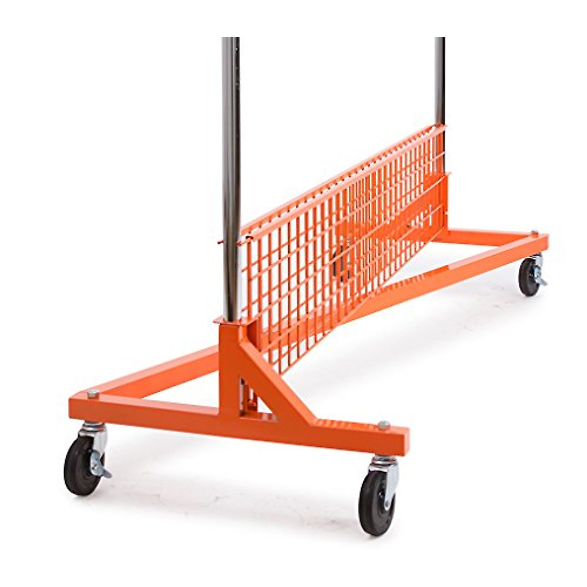 Only Garment Racks Z Rack Base Shelf - Heavy Duty Two Piece Design Folding Wire Base Shelf for Z Racks - Orange