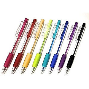 Assorted Ink Clip Click Pens
