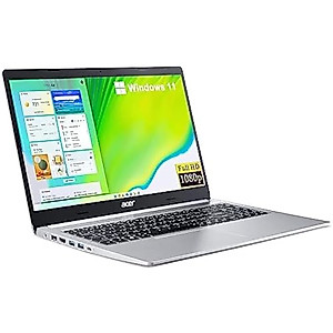acer Aspire 5 A515-45 Slim Laptop, 15.6" (1920x1080) FHD IPS Display, AMD Ryzen 5 5500U, 6-Core,AMD Radeon Graphics, 16GB RAM 512GB SSD, Windows 11 Home, TWE 16GB Pen