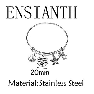 ENSIANTH Pogue Friends Gift TV Show Inspired Gift OBX Fans Gift I'd Rather Be Watching Outer Bans (Outer Bk)