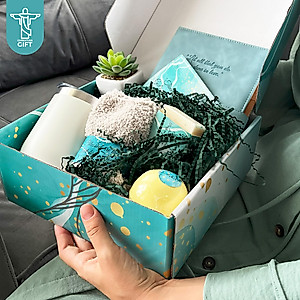 DEHITE Christian Gifts for Women Religious Inspirational Present With Insulated Tumbler - | Notebook | Socks | Keychain | Birthday Basket | - Christmas Gifts Box for Mother Bestfriend Coworker