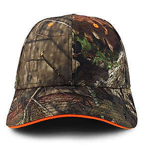 Armycrew XXL Oversize Hunting Camouflage Outdoor Structured Baseball Cap - Break Up - 2XL