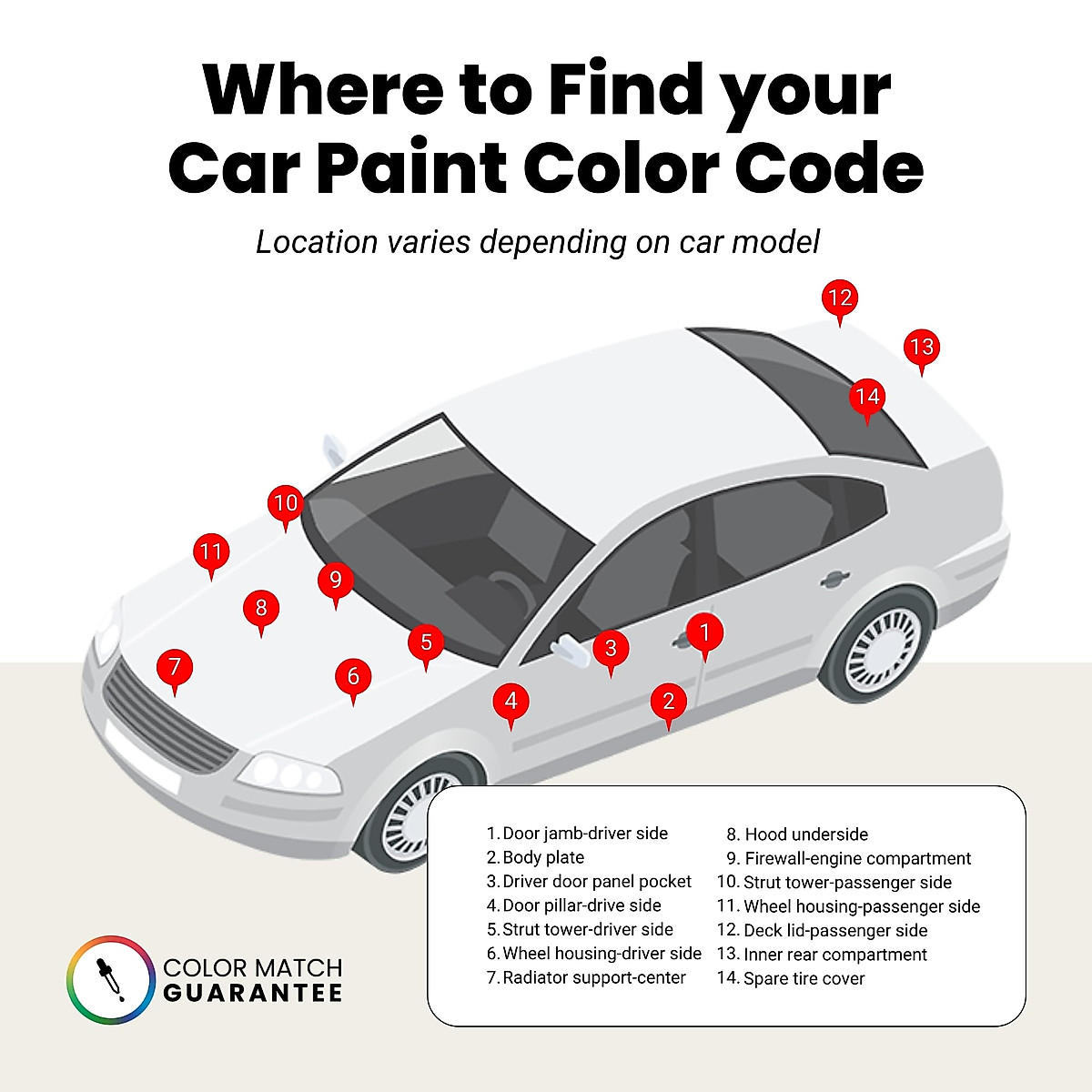 TouchUpDirect WA8555/41/GBA Black Raven Compatible With Cadillac Exact Match Touch Up Paint Combo - Essential Kit