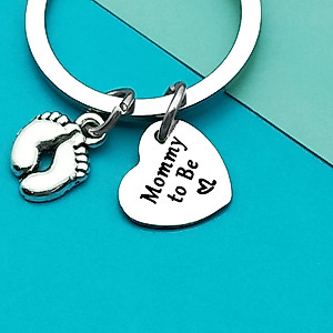 Mom to Be Gift New Mom Keychain Pregnancy Announcement Gift Baby Announcement Jewelry Gifts First Time Mom Gift New Mom Keyring Mother to be Gift Baby Shower Mother Day Gift To An Amazing Woman