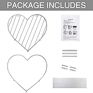 Afuly Rustic Floating Shelf Grey Shelves for Wall Metal Heart Cute Romantic Decor Silver Farmhouse Cute Design for Nursery Room Kids Bedroom Bathroom Toilet…