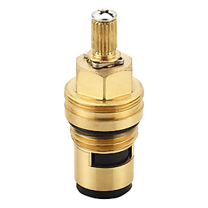 Faucet Cartridges for Grohe 45882000, 1/2″ Hot Ceramic Cartridge, 2-Hole Installation Faucet Ceramic Cartridge Replacement Assembly