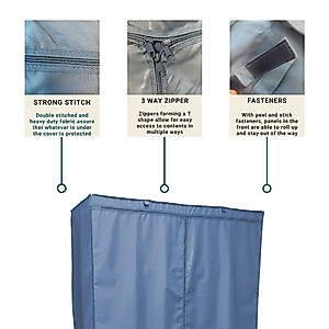 Formosa Covers | Protective Wire Shelving Unit Cover for Home, Kitchen, Office, and Garage (Multiple (48" W x 24" D x 72" H)