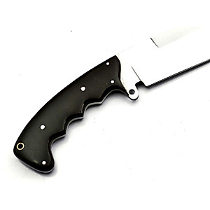 Nooraki 18" Handmade Machete Knife | Full Tang Hunting Knife Made Using Chrome Vanadium Stainless Steel, Camping knife with Micarta Handle and Leather Sheath