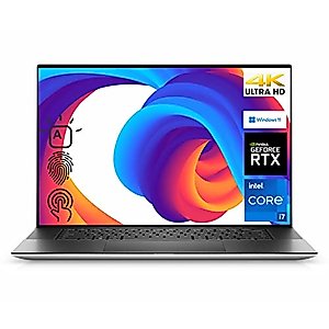 Dell Newest XPS 9710 Laptop, 17" UHD+ Touch Display, Intel i7-11800H, GeForce RTX 3050, 64GB RAM, 1TB SSD, Webcam, Backlit KB, FP Reader, Killer Wi-Fi 6, Thunderbolt 4, Win 11 Home