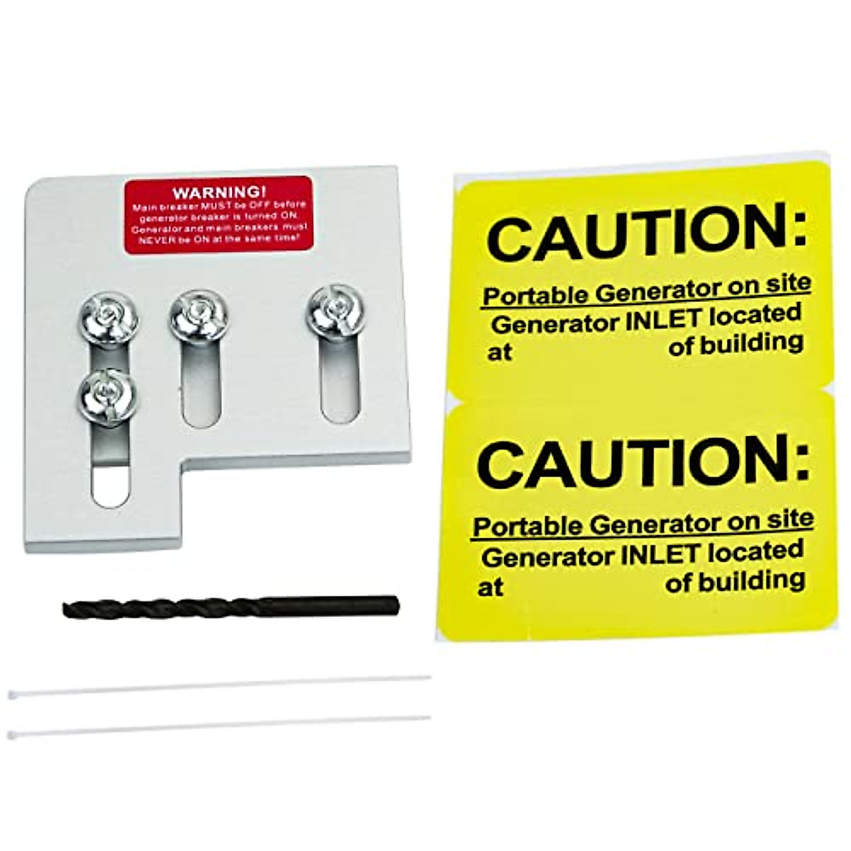 Generator Interlock Kit for Square D QO or Homeline 150 or 200 amp Panels,1 3/8 Inches Spacing Between Main and Generator Breaker, Professional and Interlock Kit The New