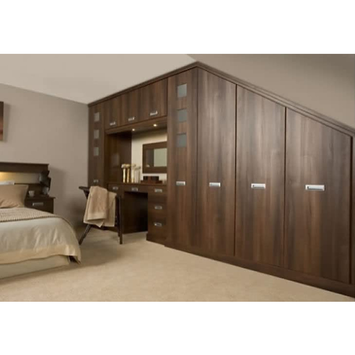 Walnut Wood Veneer 48" x 96" with Dark Brown Paper Backer 4' x 8' x 1/40" Thick