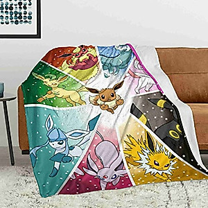 Throw Blanket Cartoon Blanket Flannel Soft Cozy Warm Lightweight Blanket for Home Bedding Living Room 50"x40"