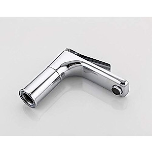 OJDHNJKNJ Kitchen Taps Innovative Fashion Style Home Balck Bath Basin Faucet Cold and Hot Water Taps White Bathroom Sink Mixer Faucets