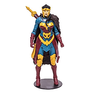 McFarlane Toys DC Multiverse Wonder Woman Endless Winter 7" Action Figure with Build-A Frost King Piece and Accessories