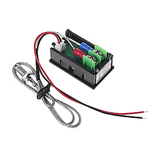 QIXIAMO 0.28" Digital Temperature Meter with 1m Metal Probe Car Internal External Use for Conditioner Room -20℃~100℃