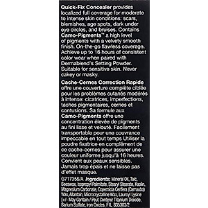 Dermablend Quick Fix Full Coverage Cream Concealer Stick , Fast & Easy Pecision Coverage with all day Hydration, Multi-tasking concealer for Dark Circles, Acne, and Scars