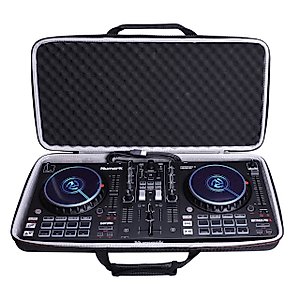 LTGEM EVA Hard Case for Numark Mixtrack Pro FX – 2 Deck DJ Controller - Protective Carrying Storage Bag (Not Compatible Other Model)
