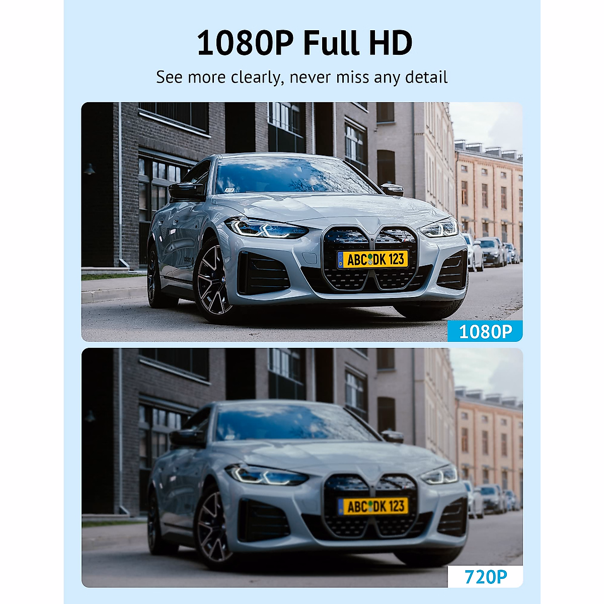 LaView Outdoor Security Cameras 1080P HD,Cameras for Home Security with AI Human Detection,Waterproof IP65,2-Way Audio,Clear Night Vision,2.4G WiFi,SD Card Slot&US Cloud Storage,Work with Alexa,ONVIF