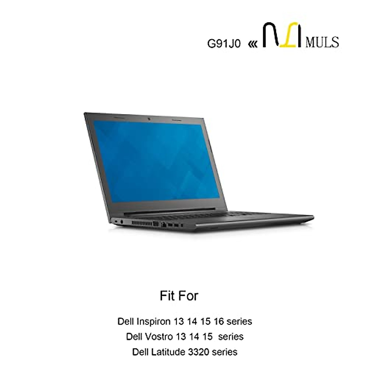 MULS G91J0 41Wh Laptop Battery for Dell Inspiron 13 5310 14 5410 14 Plus 7420 15 3510 3511 5510 16 5625 14 5410 2-in-1 Latitude 3320 3330 Vostro 5620 13 5310 14 3420 15 3510 V6W33 Laptop ​3467mAh