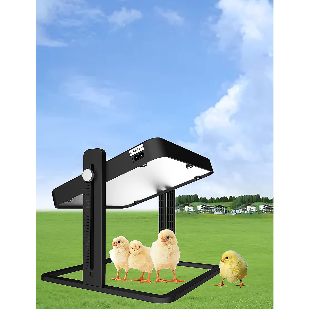 TRIOCOTTAGE Chick Brooder Heating Plate Chicken Coop Heater for Chicks Or Ducklings Warms Up to 15 Chicks