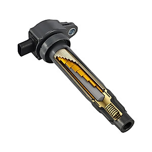 4pcs 12V Ignition Coils & 4pcs Iridium Spark Plugs Fit For Dodge Journey & Jeep Compass 2L 2.4L UF557 C1587, UF557 IC637 GN10346