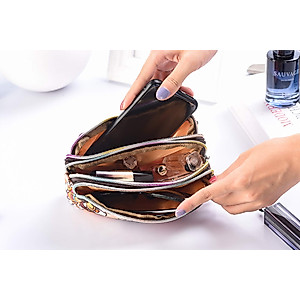 Wallets For Women Wristlet Phone Zip Wallet Case Purse Womens Woman Fashion Passcase Wallets Small Handbag B027 (A)