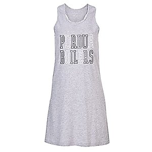 Boxercraft Women's Purdue University Boilermakers Caydn Tank Dress, Oxford Heather, XS