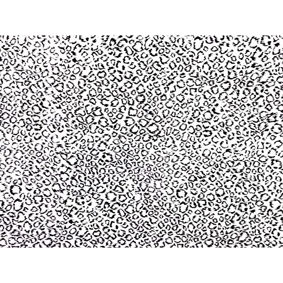 AMORNPHAN Set of 3 Black and White Animal Printed TC Cotton Fabric Leopard Zebra Cow Fat Quarters for DIY Sewing Crafts 18" x 22"