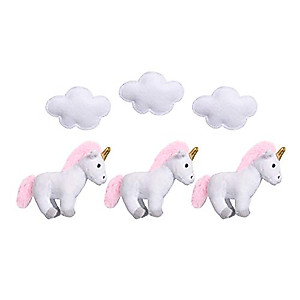 Sammy & Lou Unicorn Baby Crib Mobile with Music, Crib Mobile Arm Fits Standard Crib Rail