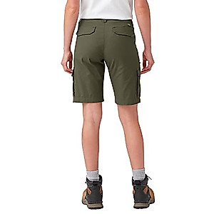 Dickies Women's Ripstop Cargo Shorts, Military Green, 2