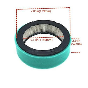 NIEHYICY 394018 Air Filter Replace JD LG394018JD B & S 392642 394018S 5050B/H/K 4135 421400 402400 Fit GT235 GT235E LTR155 LTR166 LT166 LT170 LX288 SST16 SST18 Lawn Mower