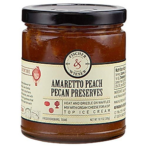 Fischer & Wieser Amaretto Peach Pecan Preserves, 10.9 Oz., Pack Of 2