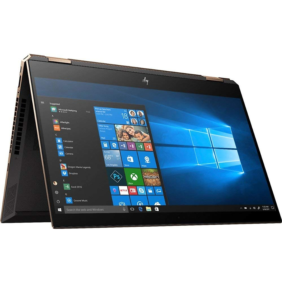 2019 HP Spectre x360 15t Touch 4K IPS AMOLED GTX 1650 with 6 core(9th Gen Intel i7 9750H, 1TB SSD, 16GB, 2-in-1, 3 Years McAfee Internet Security, Windows 10 PRO Upgrade, HP Warranty) Dark Ash
