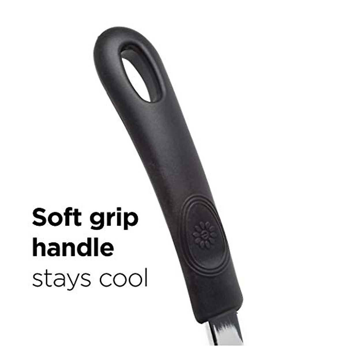 Ecolution Symphony Multipurpose Forged and Stainless Steel Pots and Pans 8 pc. Set, Reinforced Ergonomic Cool-Touch Handles, Dishwasher Safe, Fully Nonstick Interior, Slate,Grey