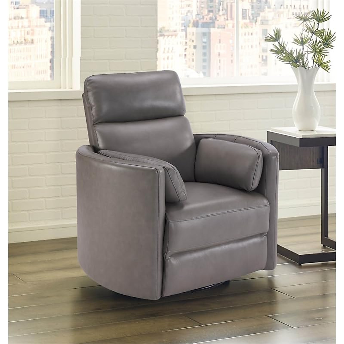 Parker Living Radius - Florence Heron - Powered by Freemotion Power Cordless Swivel Glider Recliner