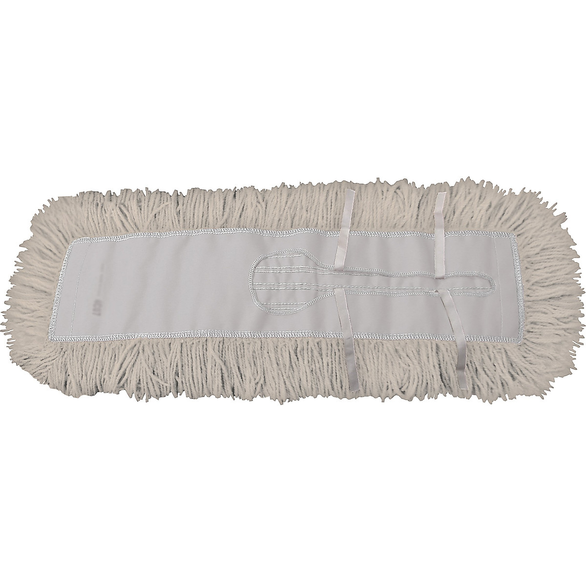 Ultimate Dust Mop Kit: Industrial-Grade Performance, Heavy-Duty Frame, Telescopic Handle - White 18 Inch