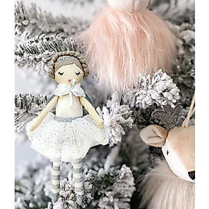 Mon Ami Christmas Decoration White Snow Angel Doll Ornament, Cute Angel Doll Home Décor, Holiday Decor, Christmas Decor, Hanging Pendant, 10IN