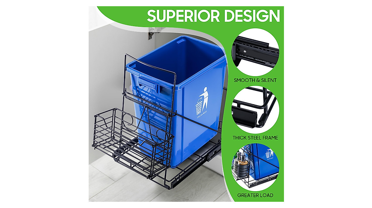 Phoenix Direct Pull-Out Trash Can - Upgrade Your Kitchen