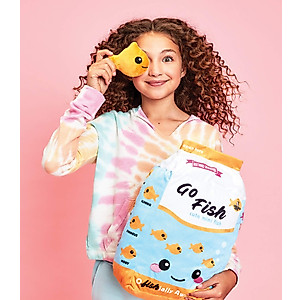 iscream Play with Your Food! Go Fish! Fleece Play Pillow Set with Embriodered Accents