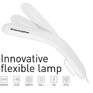 Aqualighter Led Aquarium Light - Innovate Flexible LED lamp for Freshwater Aquarium - Fish Tank Light - PicoSoft Plus White